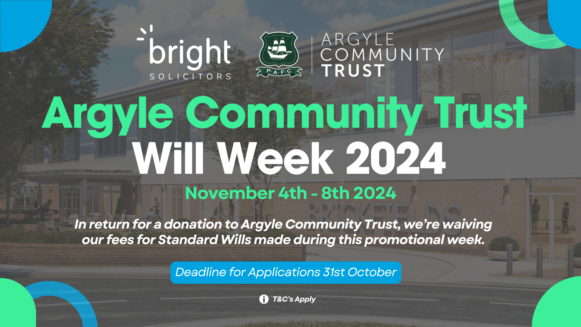 Argyle Community Trust Will Week | Plymouth | News & Careers